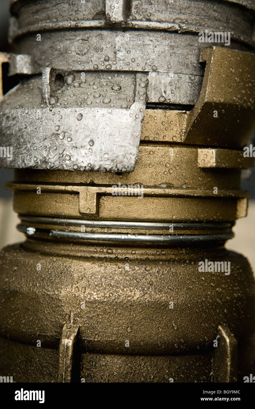 Industrial pipe connection Stock Photo - Alamy