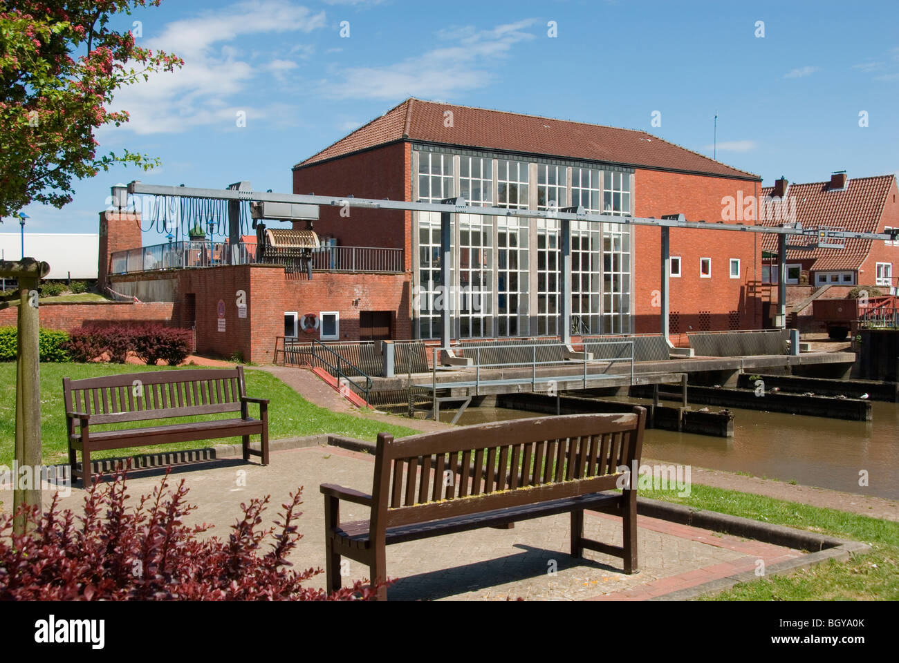 Sewer and pumping station Stock Photo - Alamy