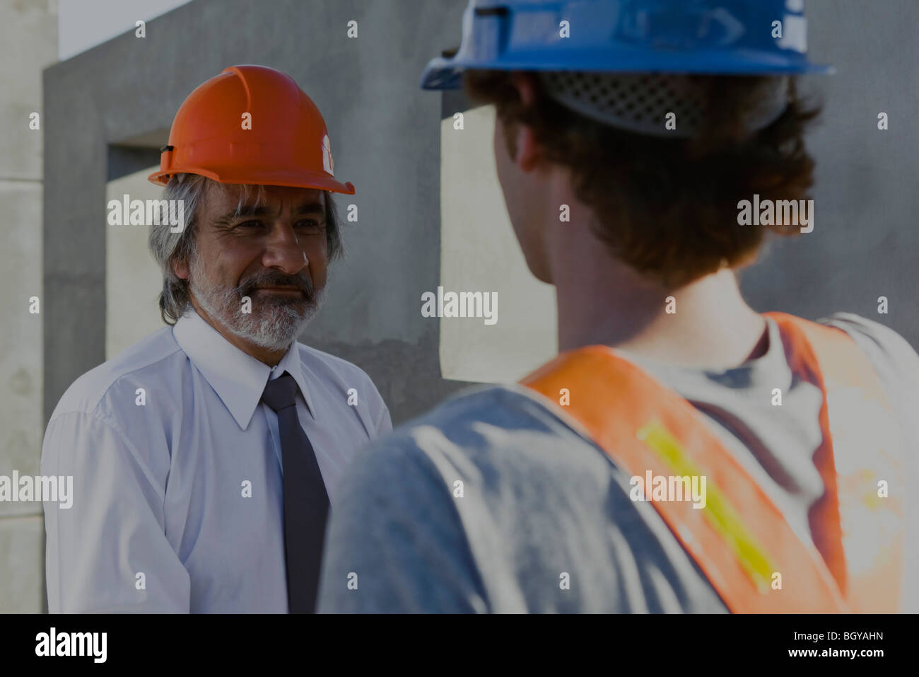 Construction workers looking other hi-res stock photography and images ...