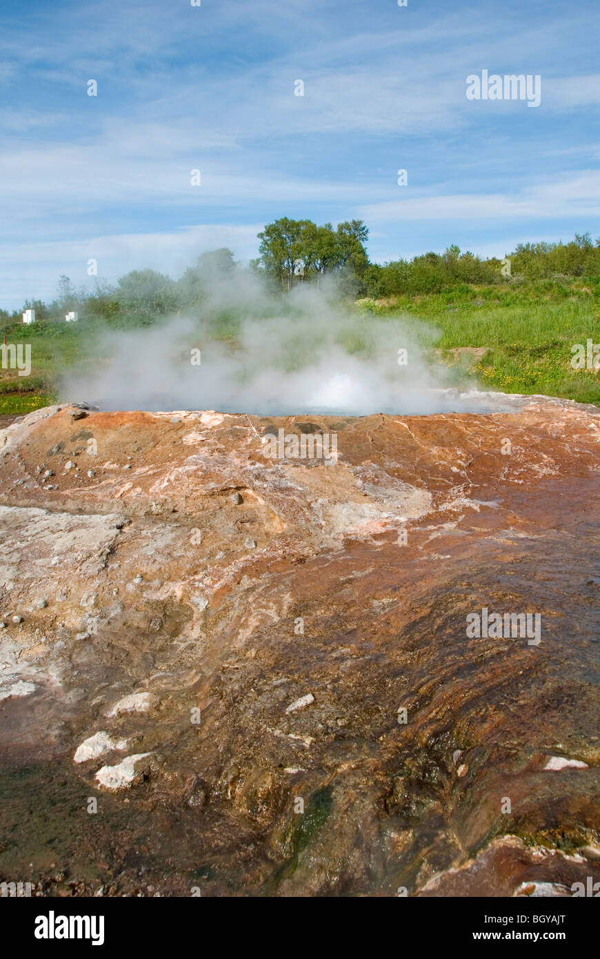 Geyser geothermal area hi-res stock photography and images - Alamy