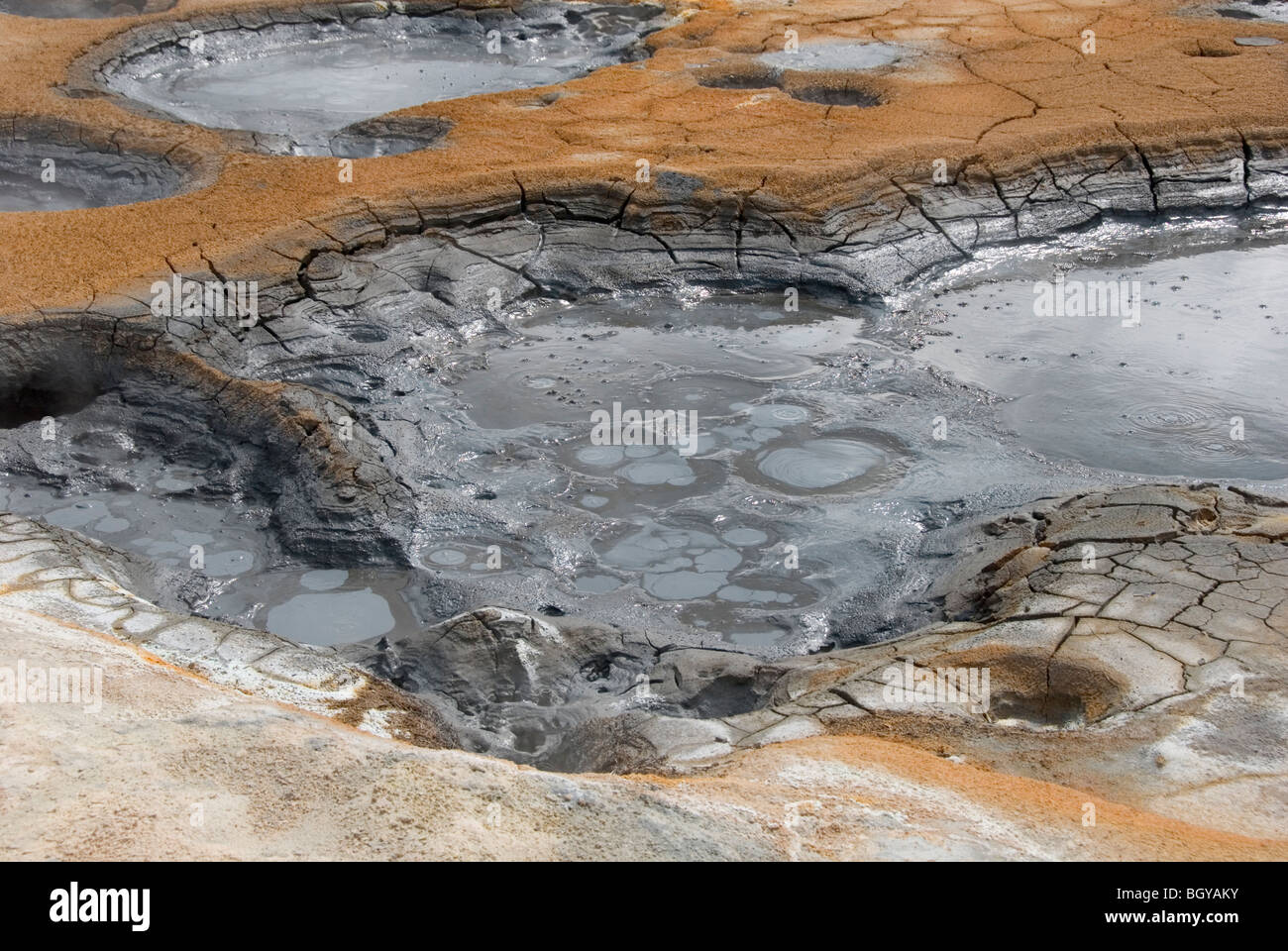 Namafjall high temperature geothermal area hi-res stock photography and ...