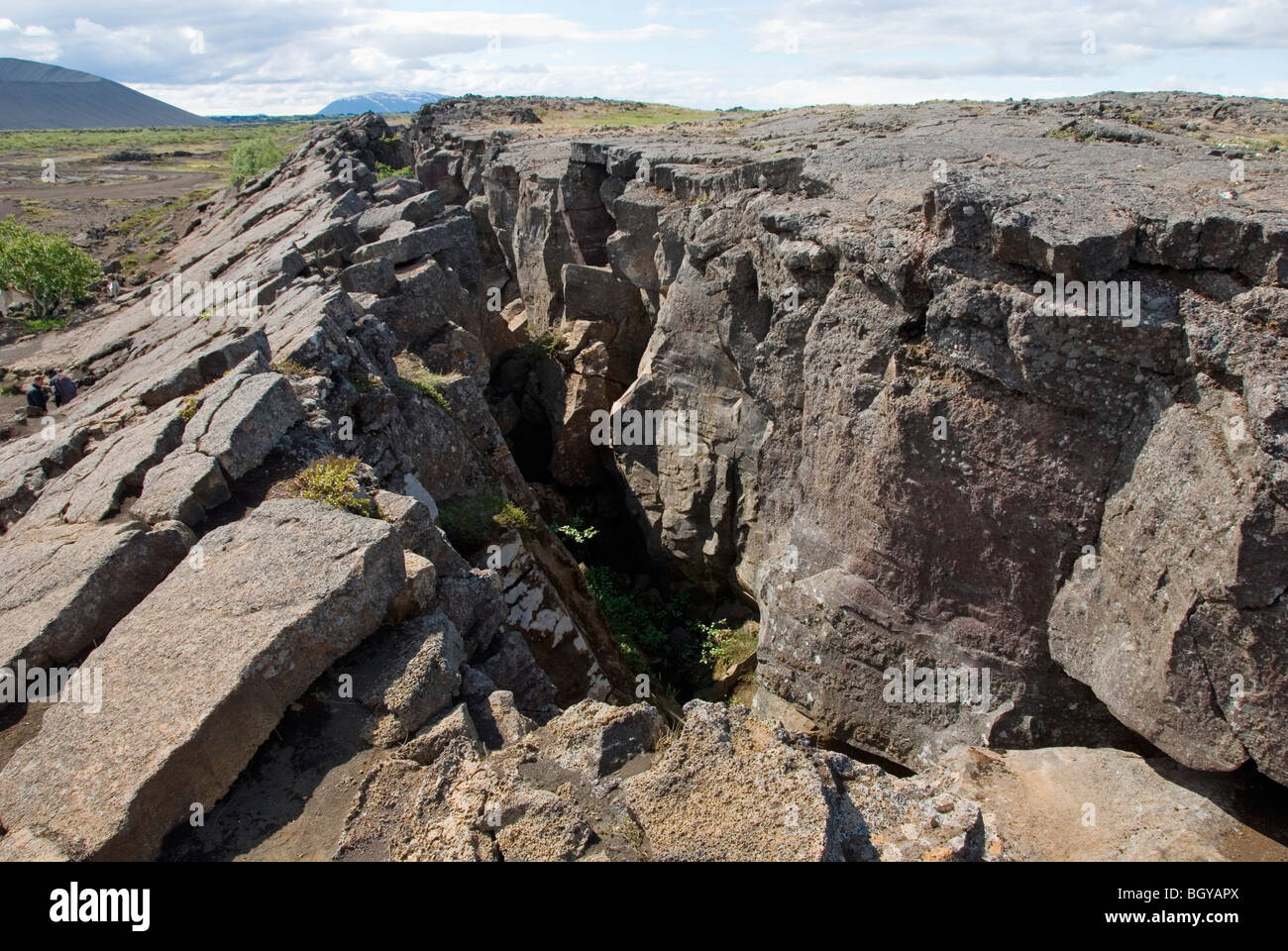 At the grjótagjá crevice hi-res stock photography and images - Alamy