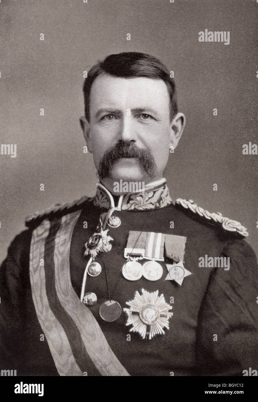 General Sir Charles Warren, 1840 to 1927.Officer in British Royal ...