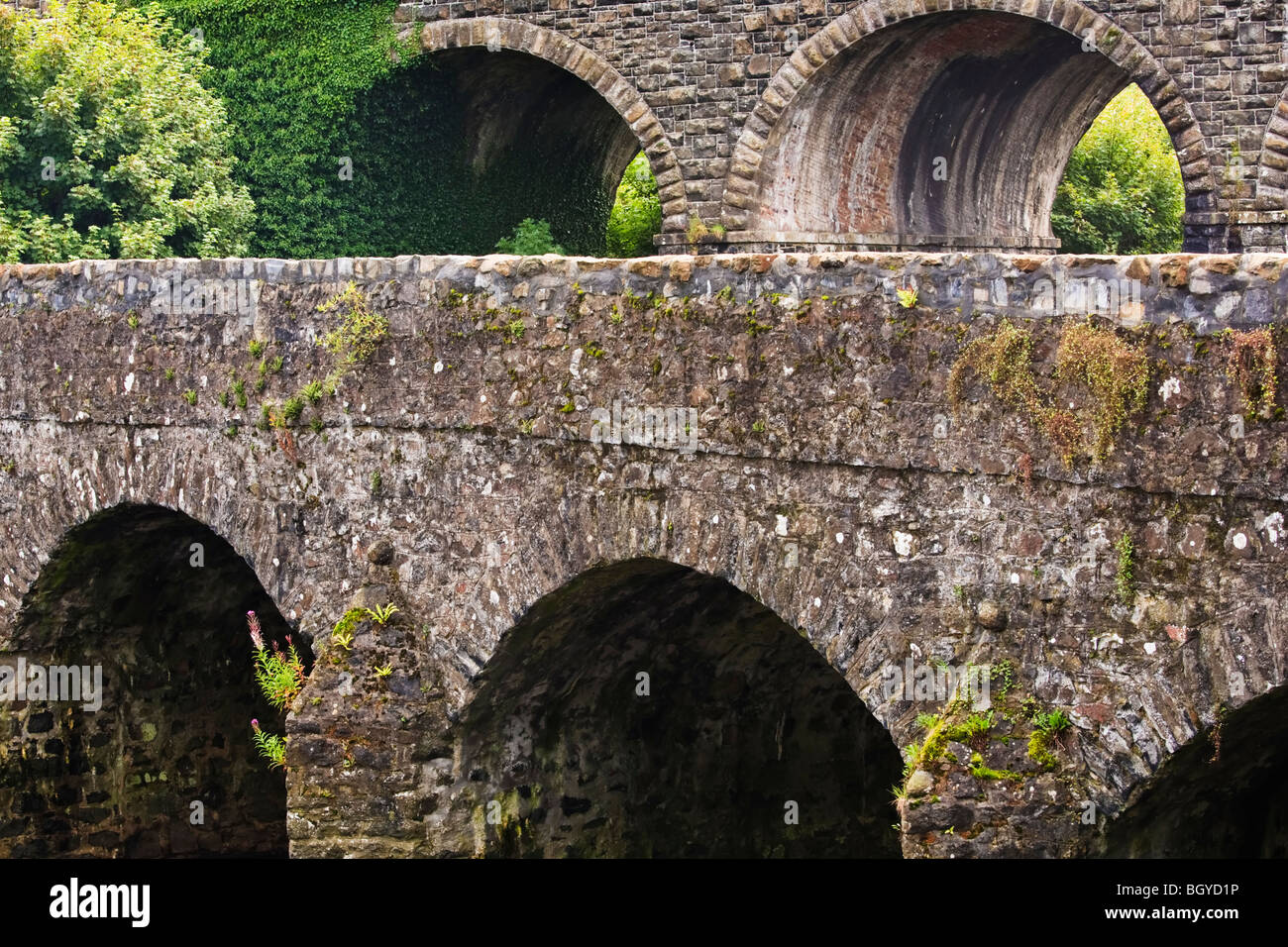 Randalstown (An Dun Mor - 'the great fort') Viaduct and road bridge ...