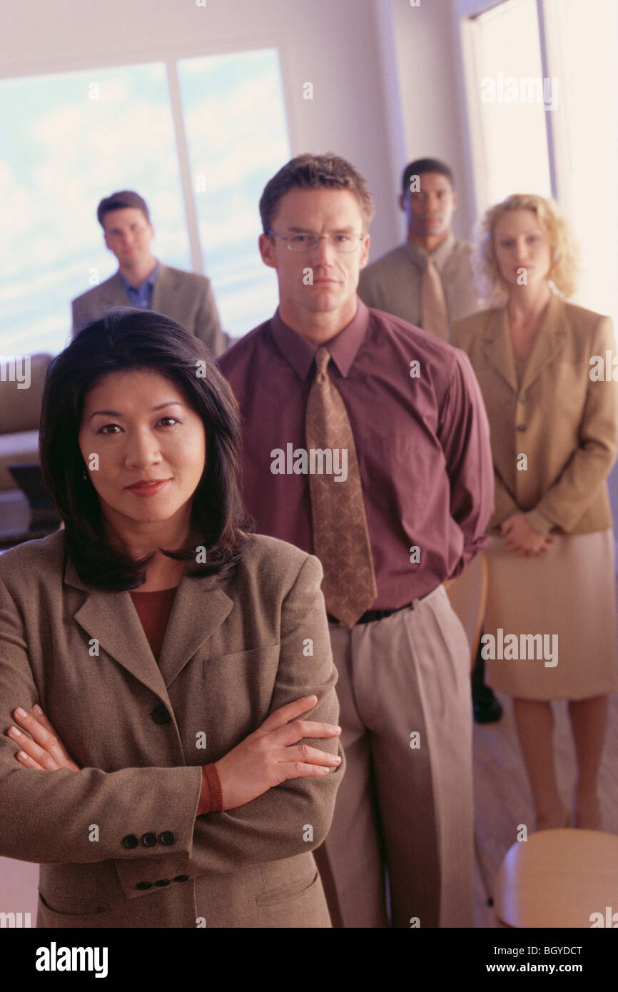 Group of office executives Stock Photo - Alamy