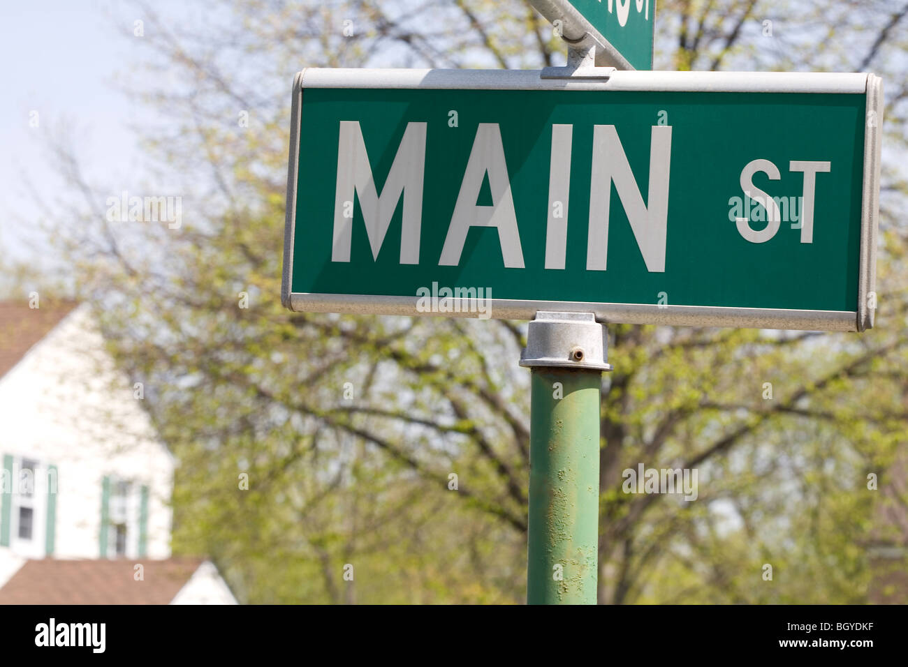 Main street sign hi-res stock photography and images - Alamy