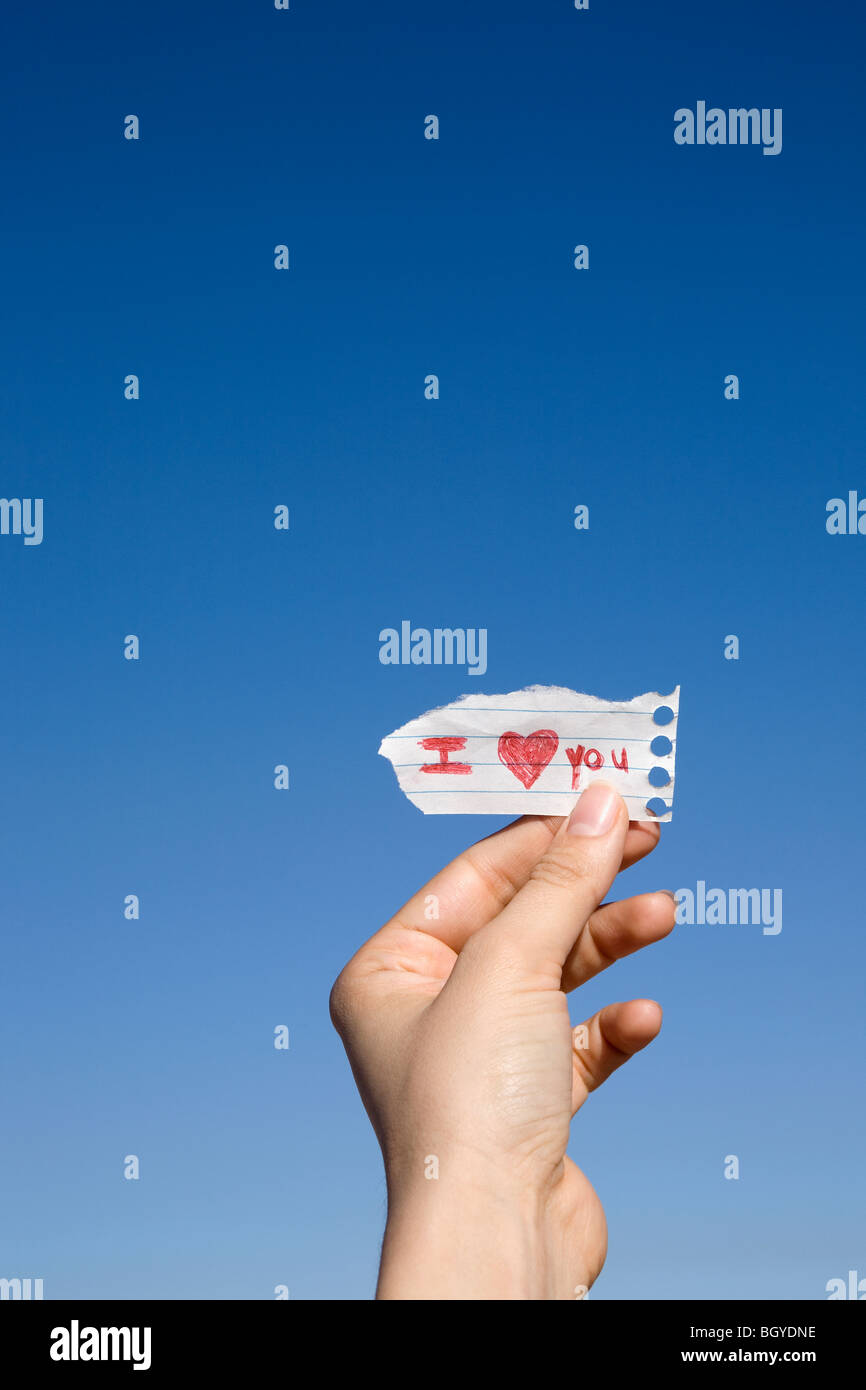 Ripped note hi-res stock photography and images - Alamy