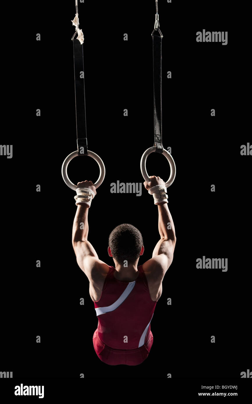 Gymnast rings hi-res stock photography and images - Alamy