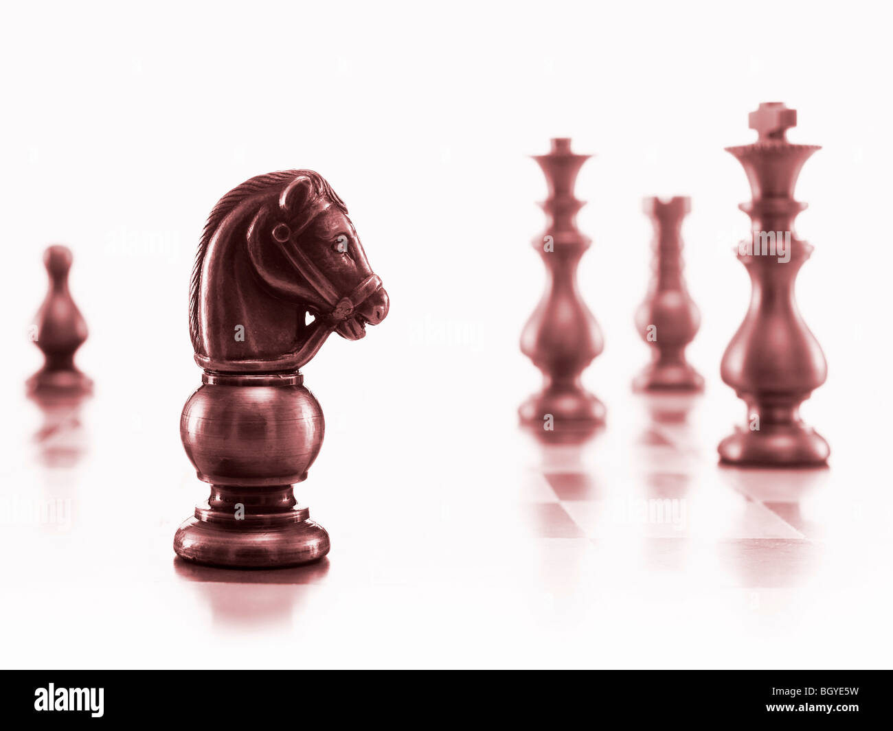 Queens pawn Cut Out Stock Images & Pictures - Alamy