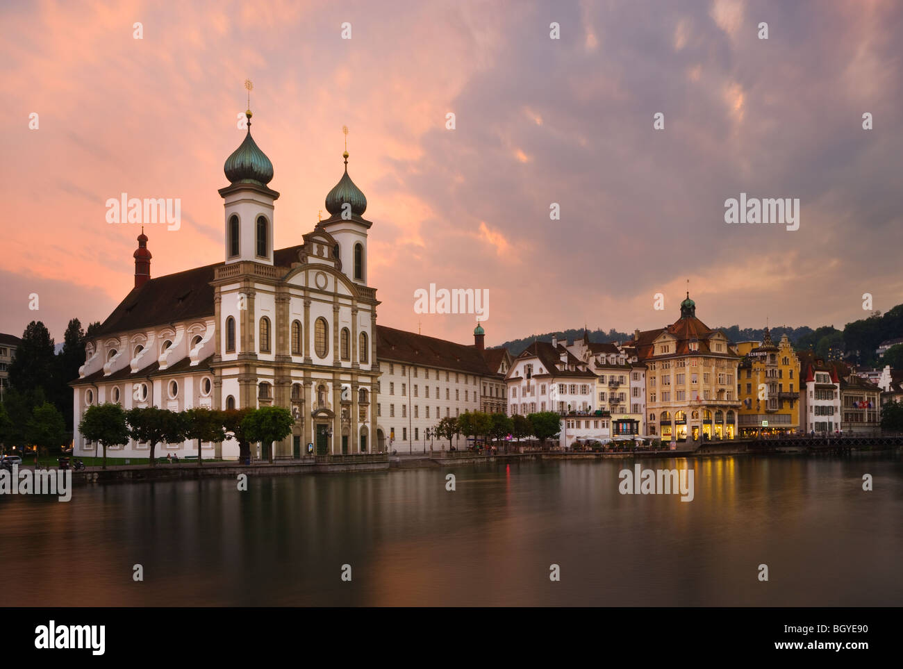 Church at dawn Stock Photo - Alamy