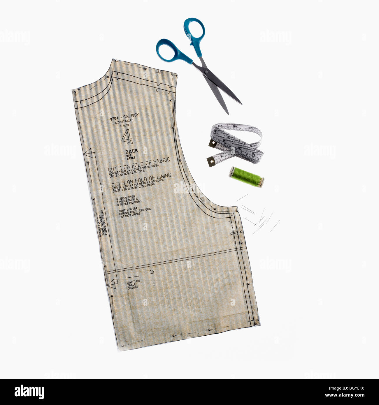 Sewing pattern hi-res stock photography and images - Alamy