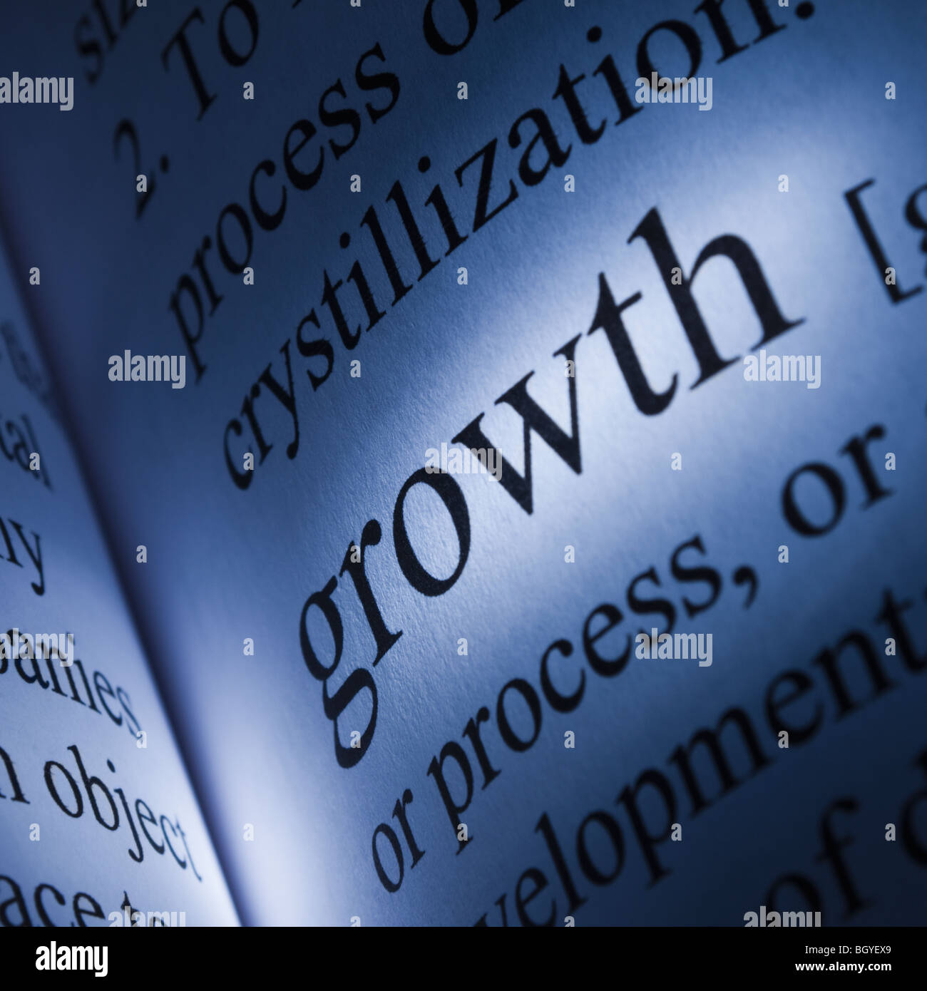 Words in dictionary Stock Photo - Alamy