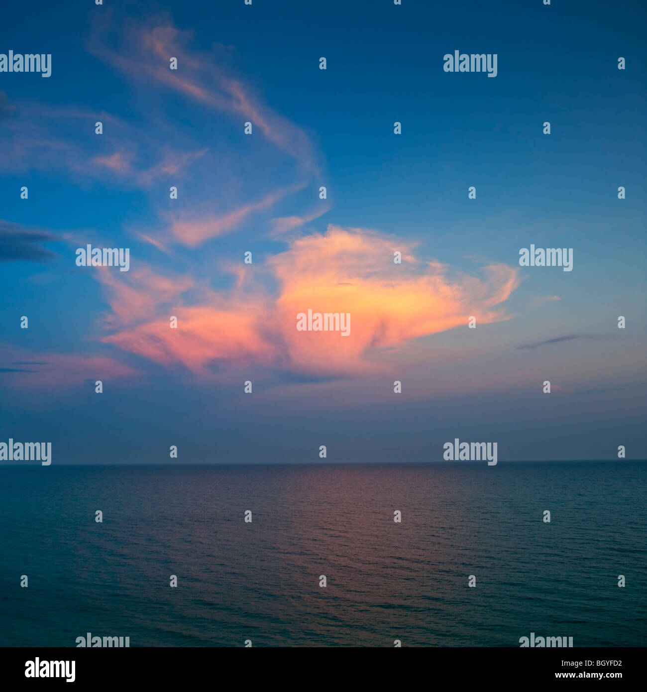 Ocean and clouds Stock Photo - Alamy