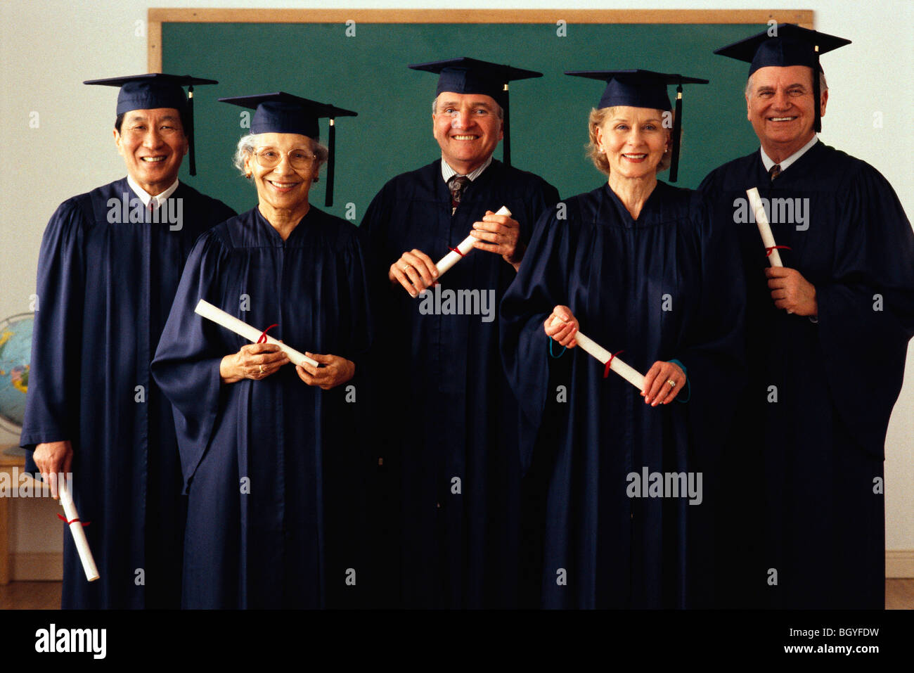Seniors students graduate Stock Photo - Alamy