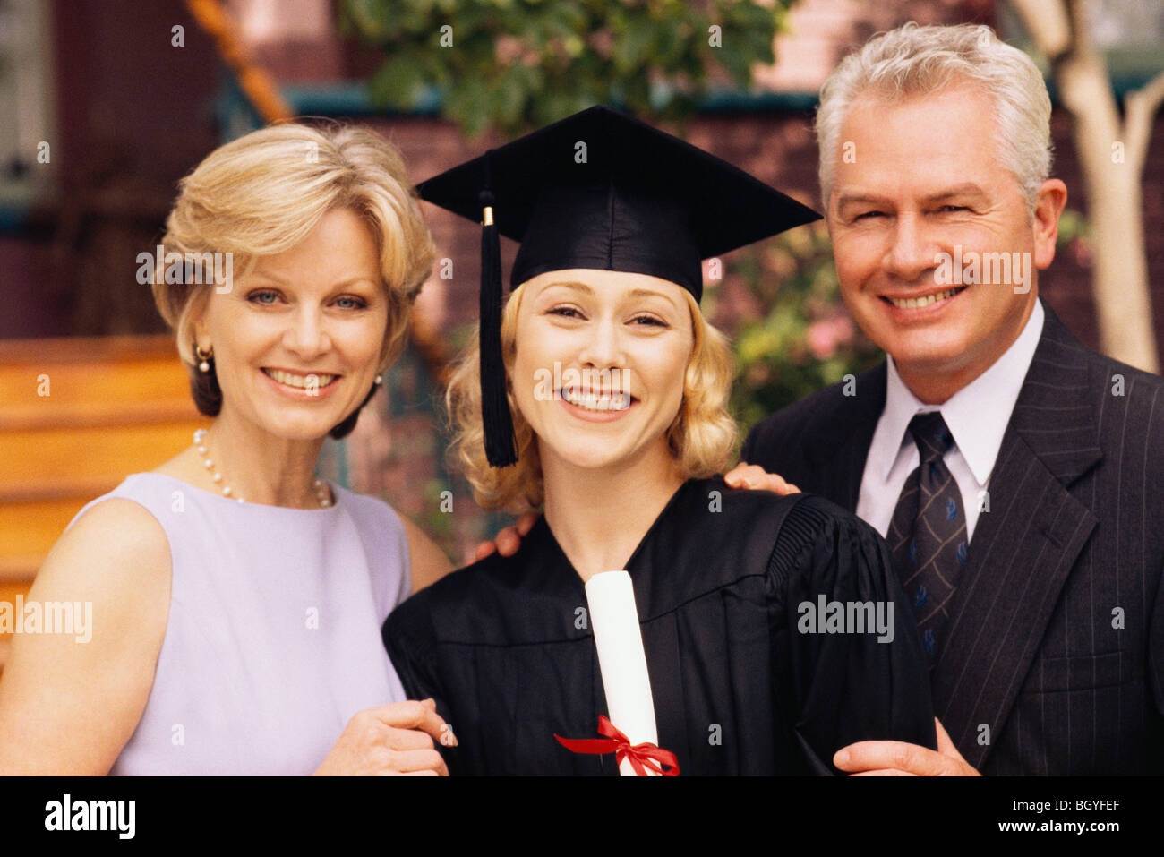 Parents daughter graduation hi-res stock photography and images - Alamy