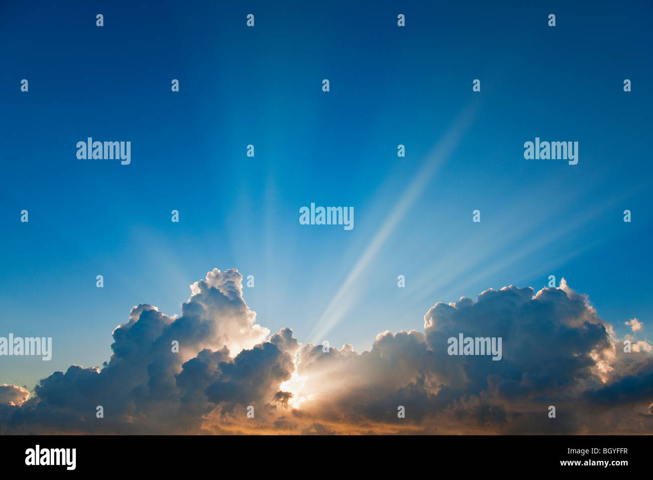 The sun behind the clouds hi-res stock photography and images - Alamy