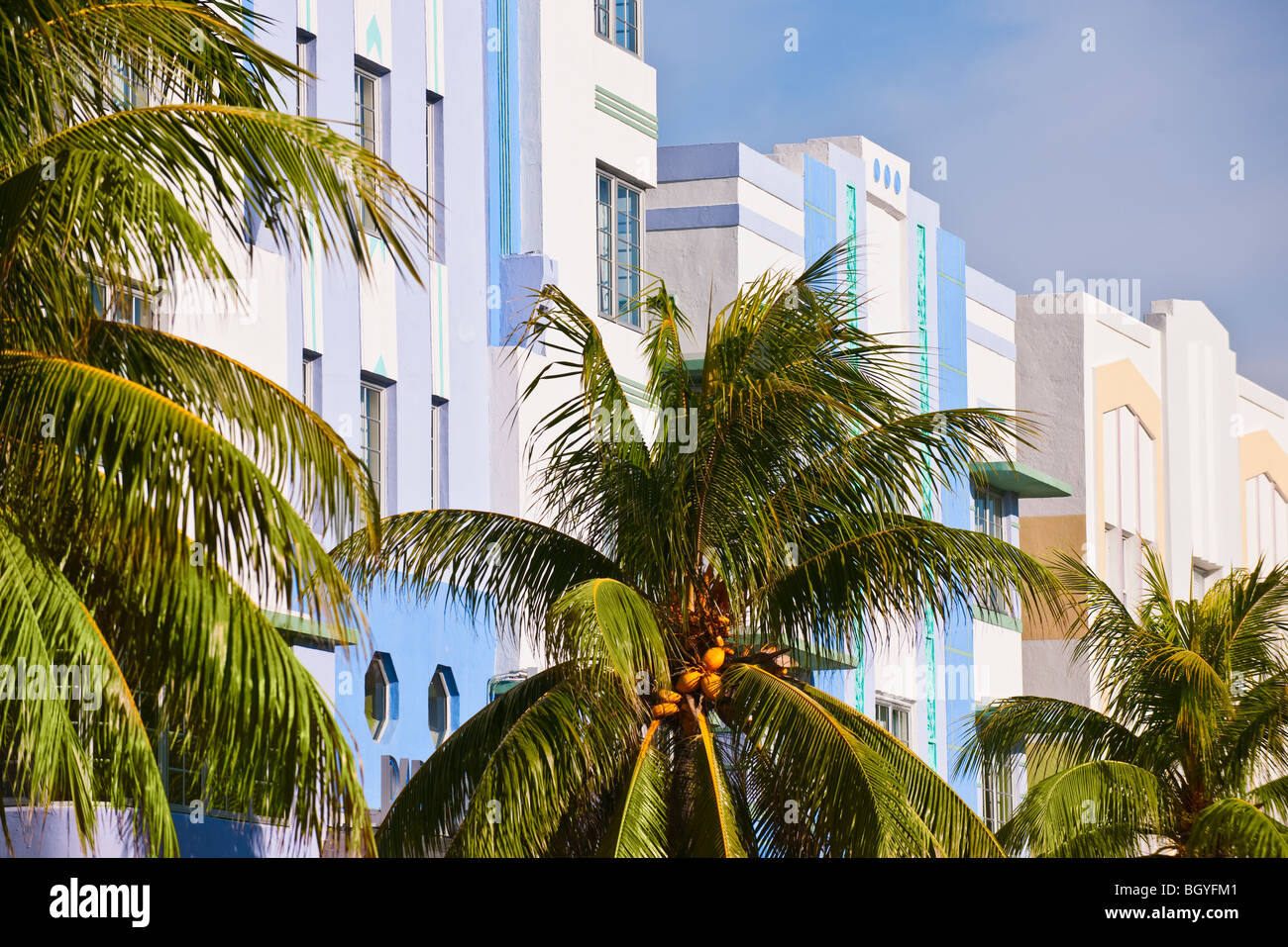 Art deco buildings Stock Photo - Alamy