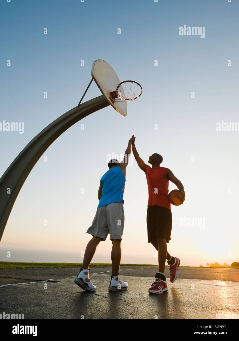 Sportsmanship in basketball hi-res stock photography and images - Alamy