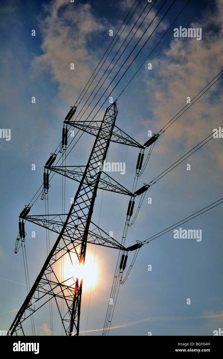 Pylons portrait hi-res stock photography and images - Alamy