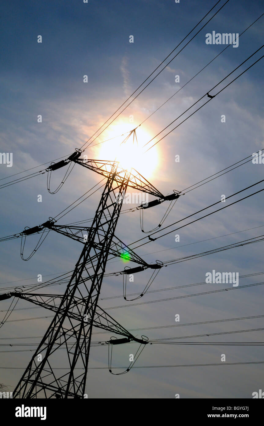 Pylons portrait hi-res stock photography and images - Alamy