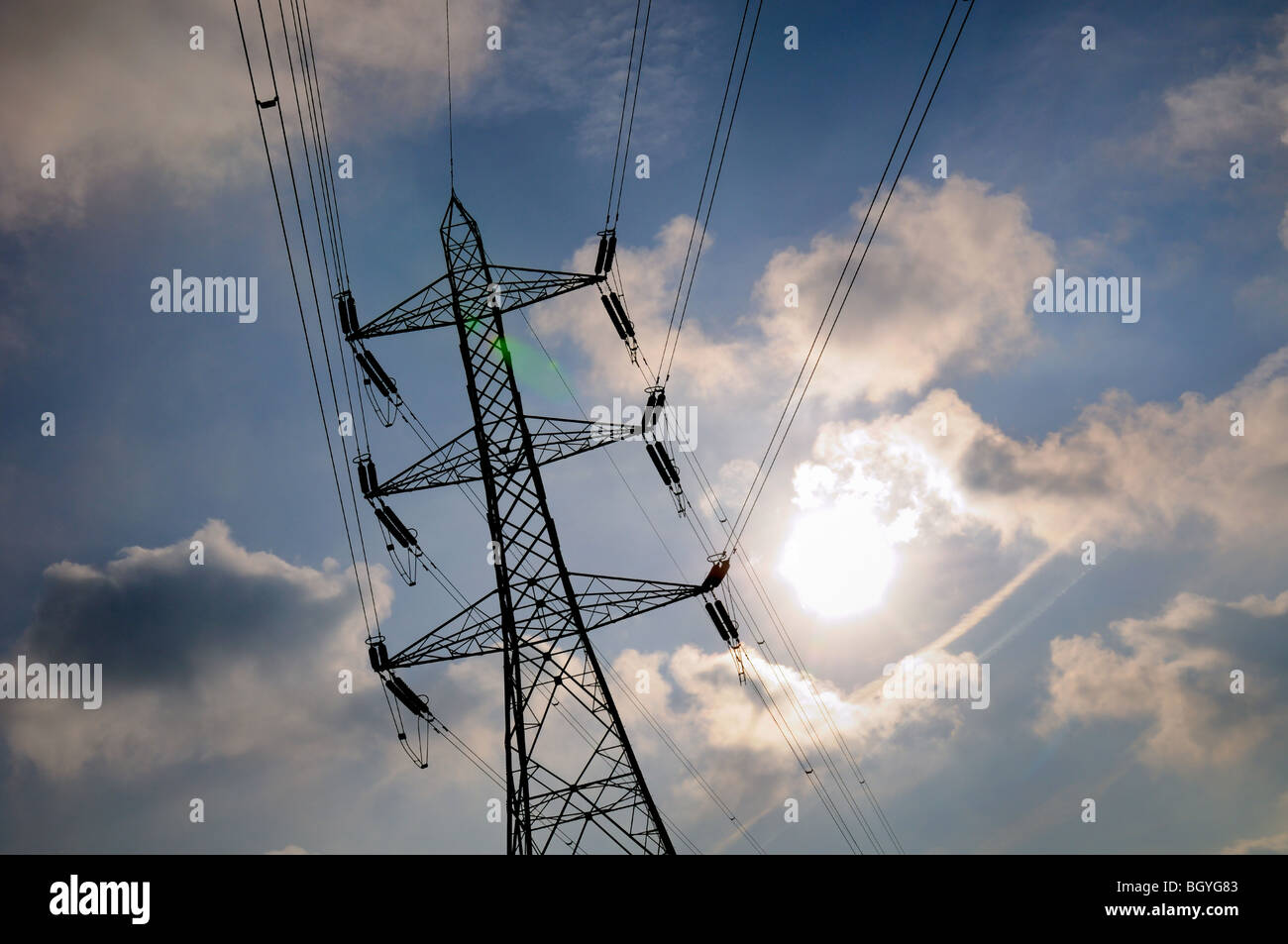 Electricity Pylons National Grid High Resolution Stock Photography and ...
