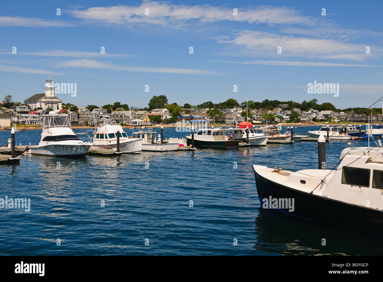 Boats in harbor Stock Photo - Alamy