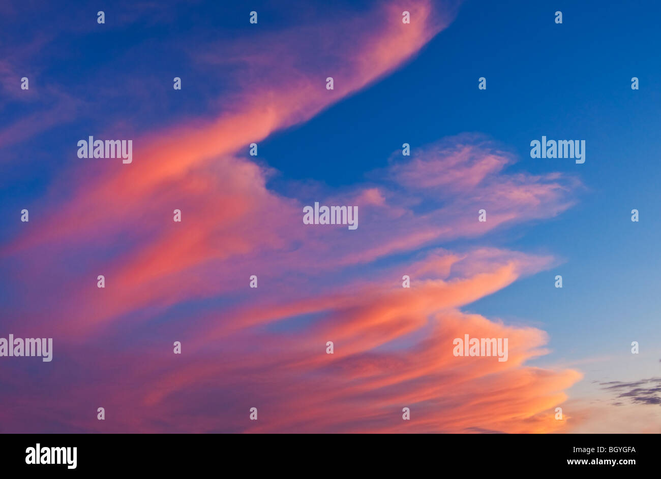 Clouds at sunset Stock Photo - Alamy