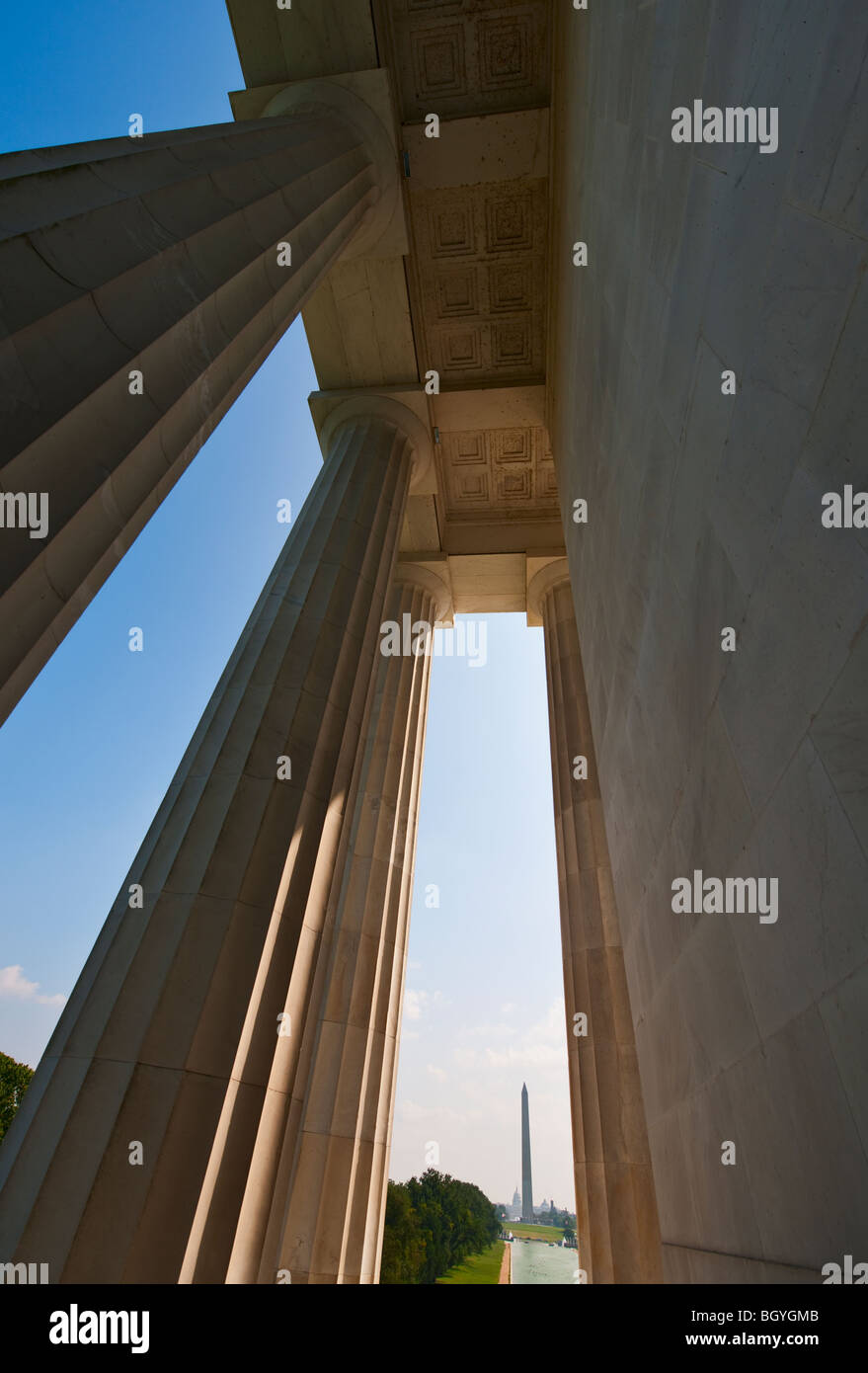 Lincoln memorial sun hi-res stock photography and images - Alamy