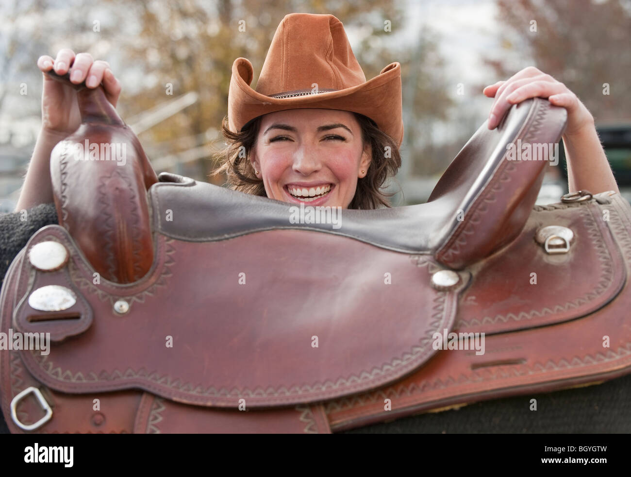 Saddles trees hi-res stock photography and images - Alamy