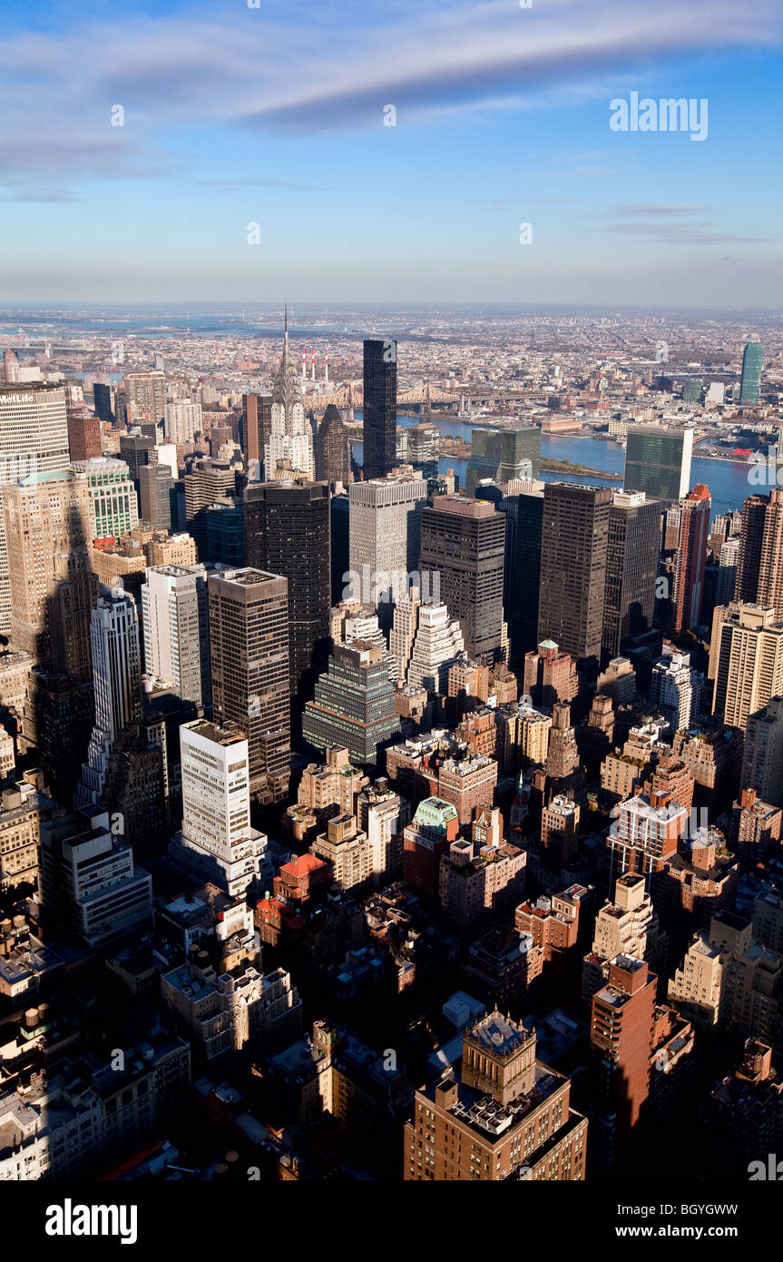 Aerial view of Manhattan Stock Photo - Alamy