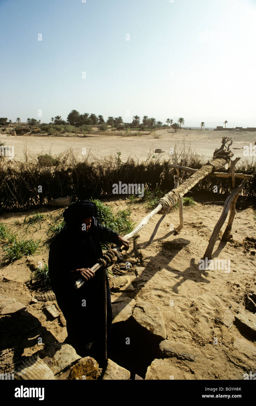 Well shaduf desert hi-res stock photography and images - Alamy
