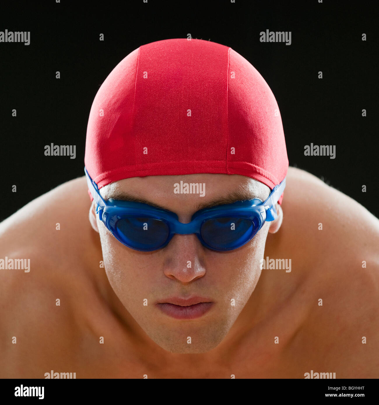 Focused swimmer hi-res stock photography and images - Alamy