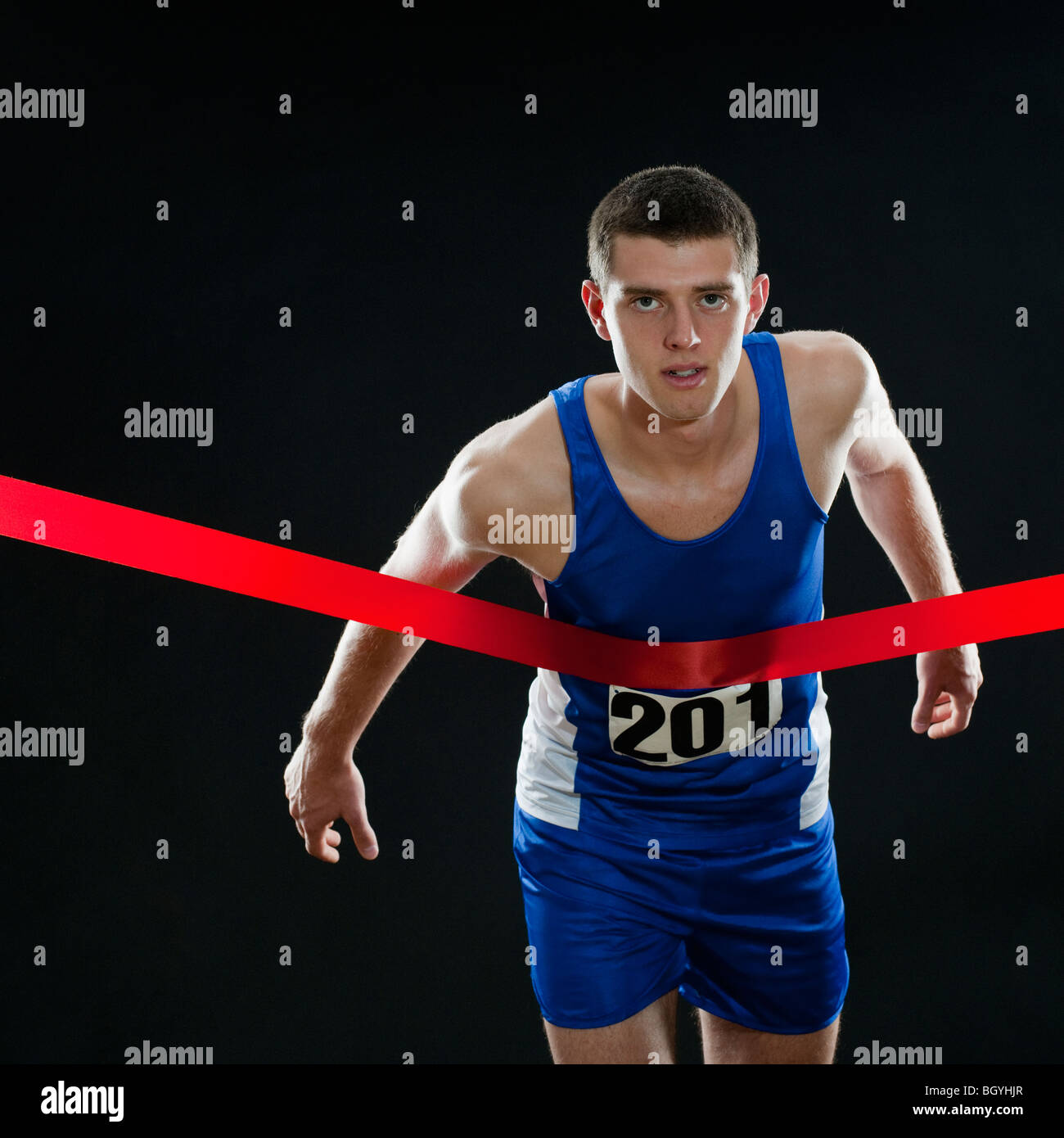 Winning the race Stock Photo - Alamy