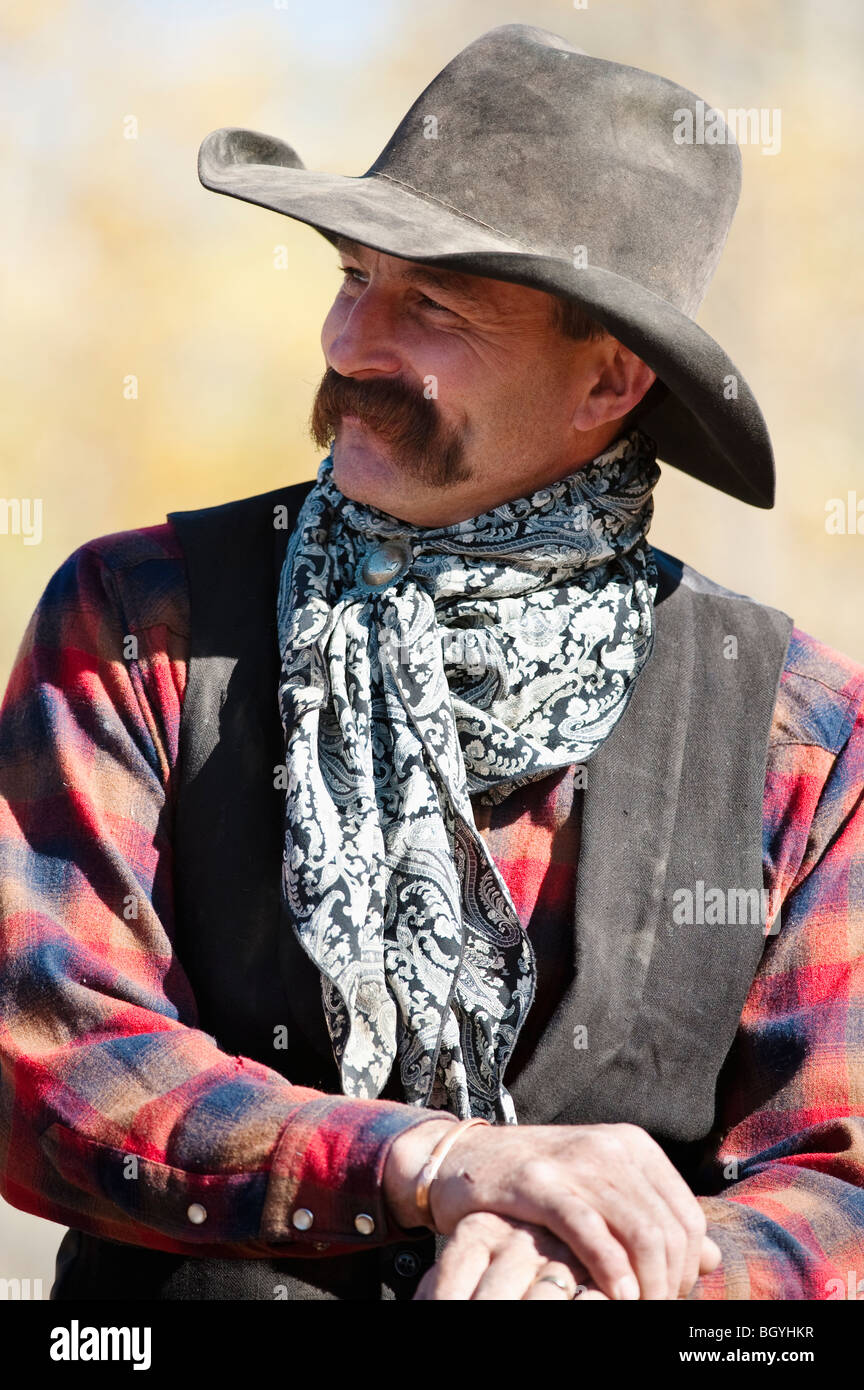 Cowboy moustache hi-res stock photography and images - Alamy