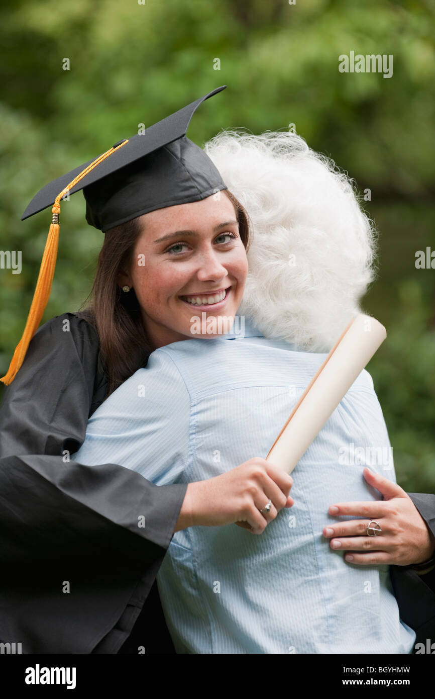 Elderly college graduate hi-res stock photography and images - Alamy