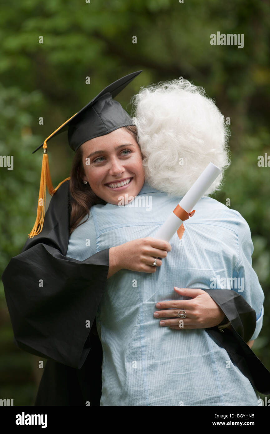 Elderly college graduate hi-res stock photography and images - Alamy