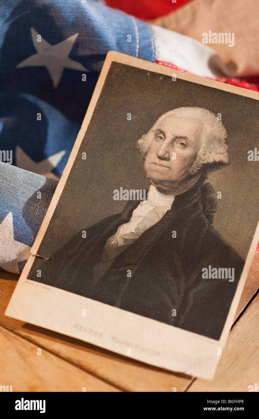 Photograph of George Washington Stock Photo - Alamy