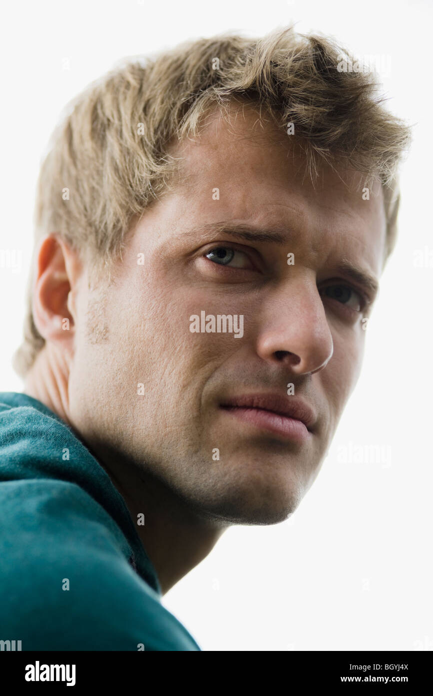Man green shirt hi-res stock photography and images - Alamy
