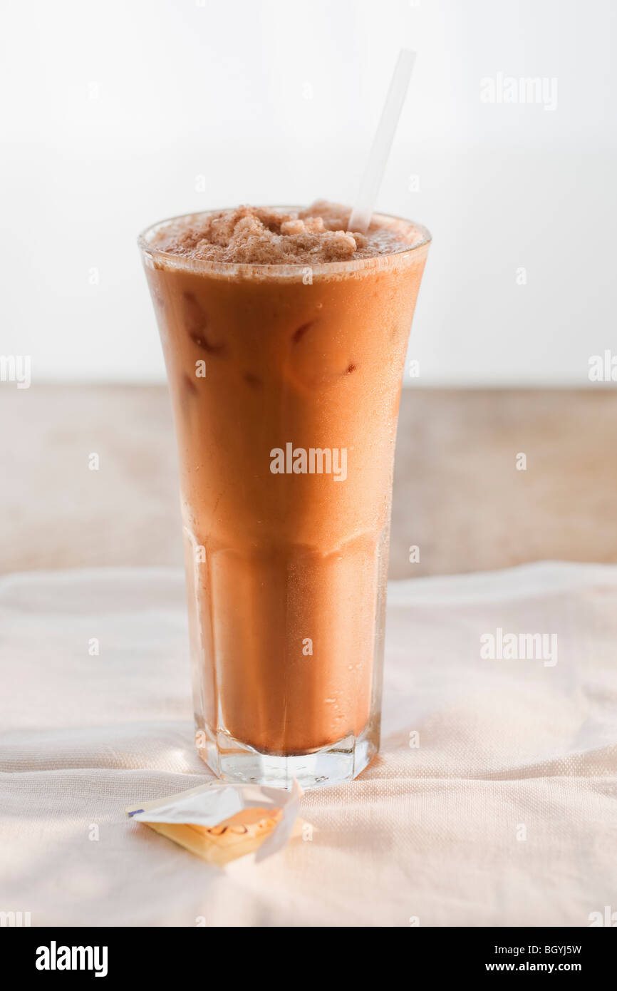 Iced coffee glass hi-res stock photography and images - Alamy