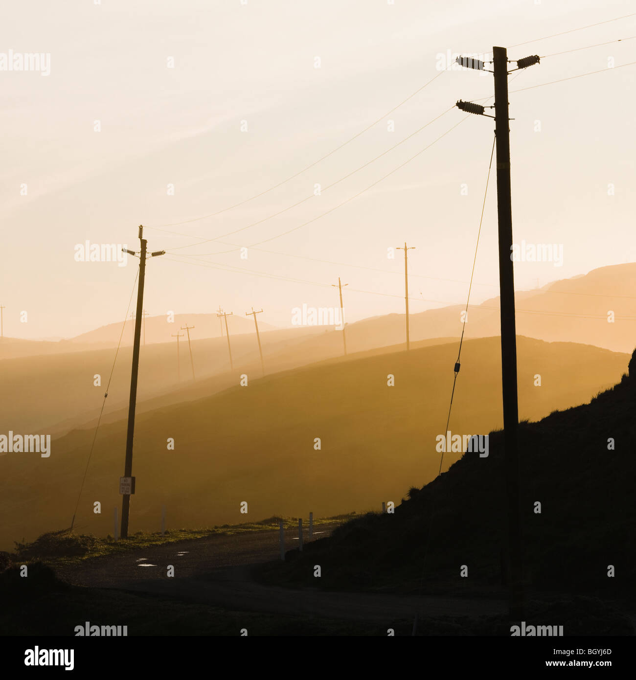 Early morning landscape Stock Photo - Alamy