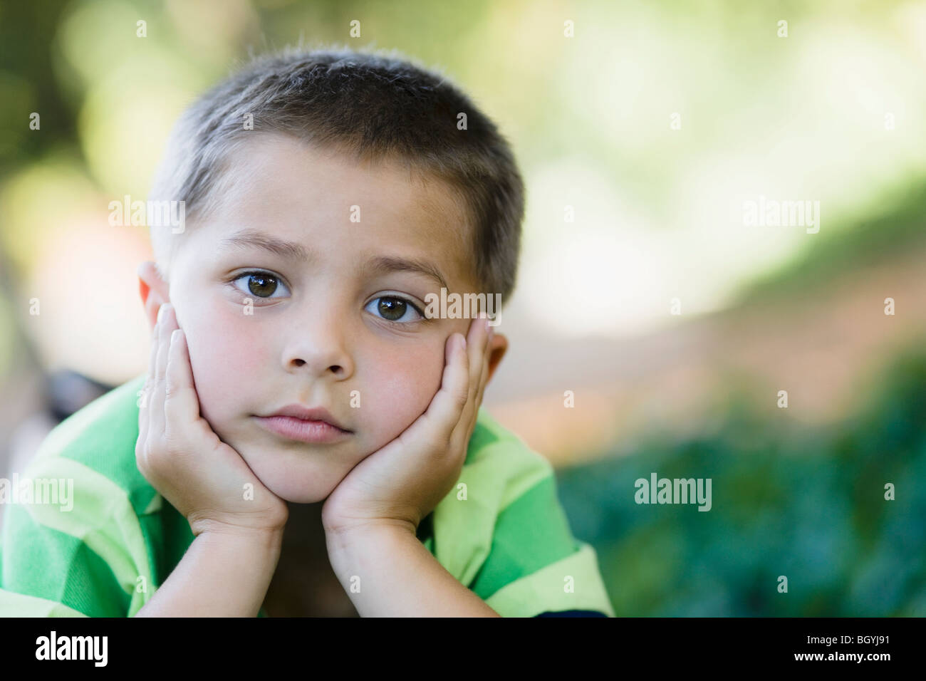 Portrait of young boy Stock Photo - Alamy