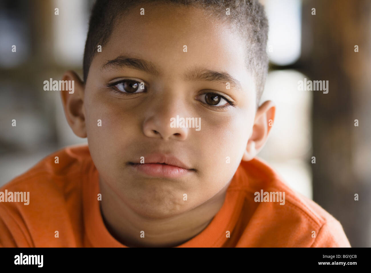 Portrait of young boy Stock Photo - Alamy
