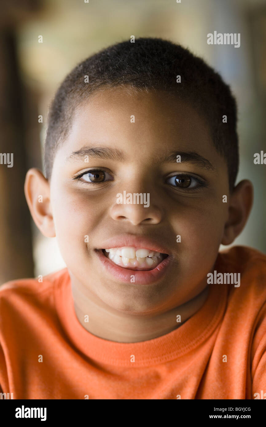 Portrait of young boy Stock Photo - Alamy