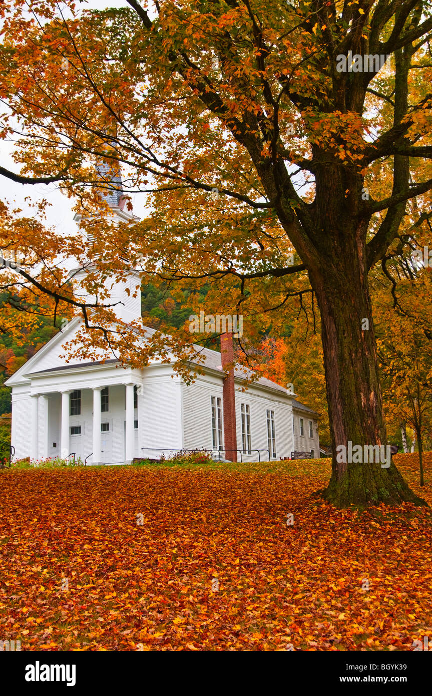 Church in Autumn Stock Photo - Alamy