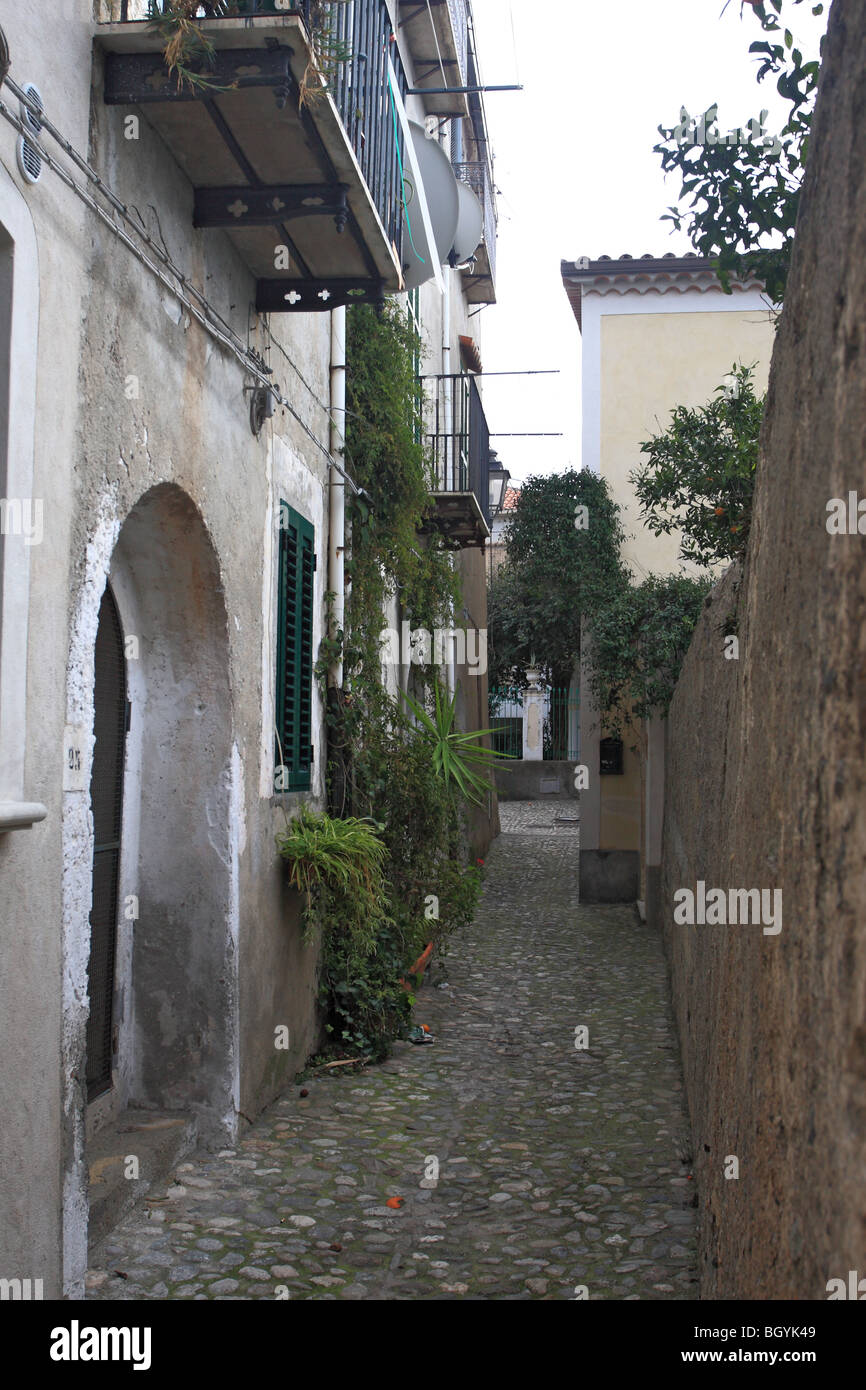 view of fiumefreddo traditional town of italy Stock Photo - Alamy