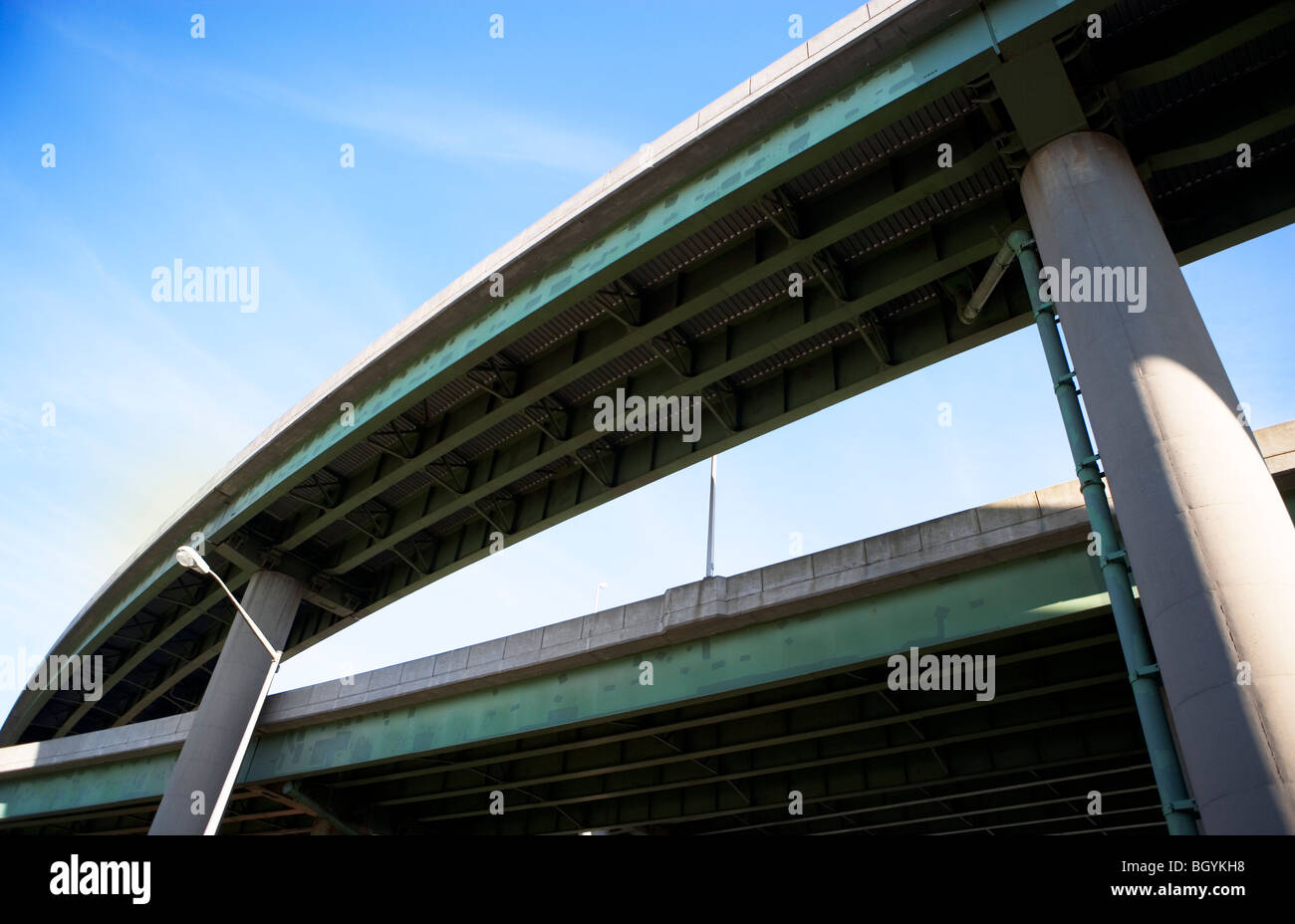 City interchange bridge on hi-res stock photography and images - Alamy
