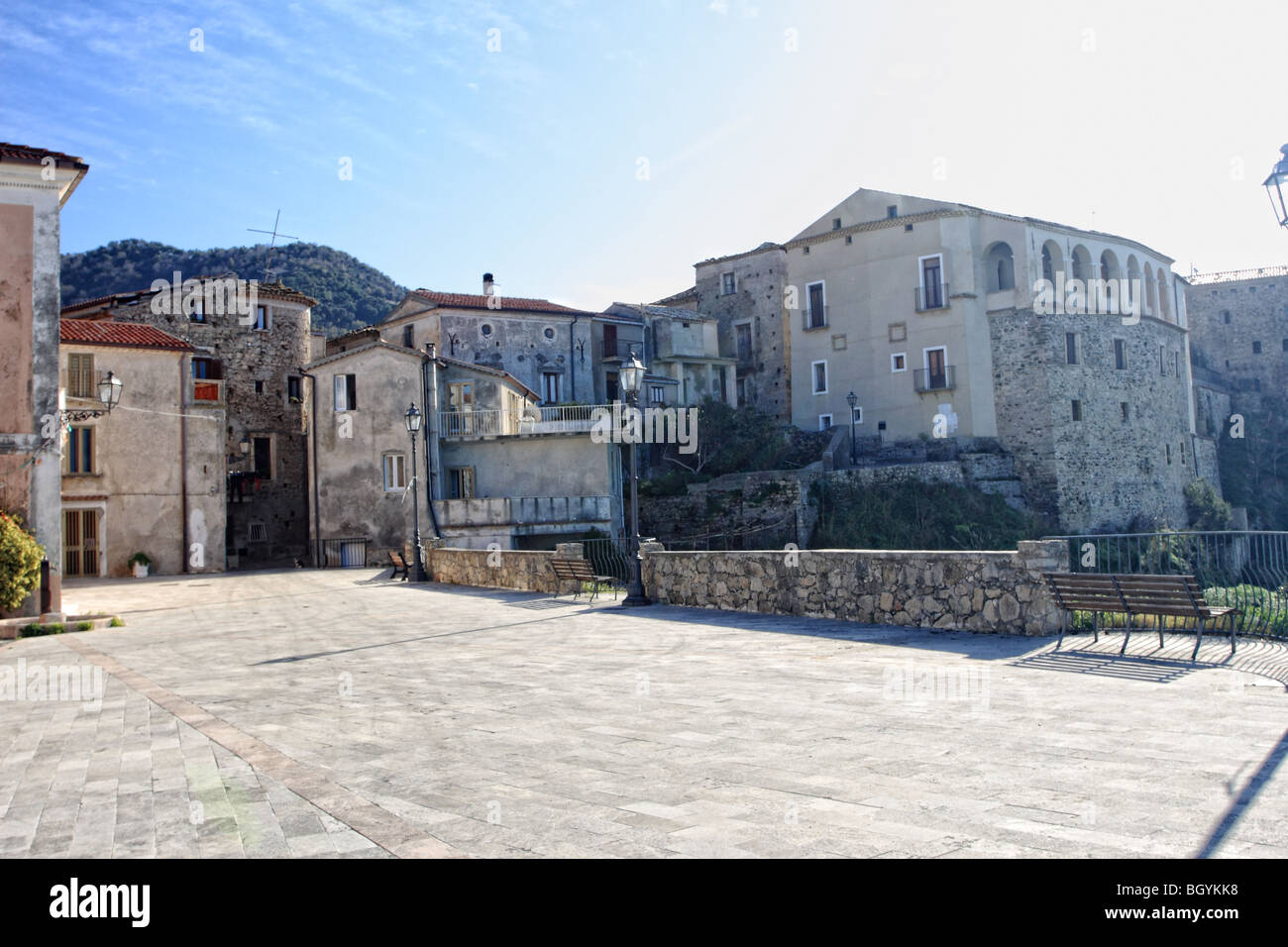 view of fiumefreddo traditional town of italy Stock Photo - Alamy