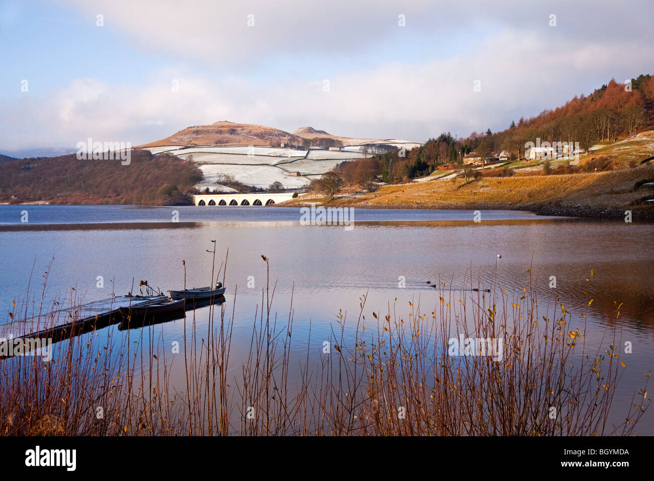 Ladybower reservoir Derbyshire England UK Stock Photo - Alamy