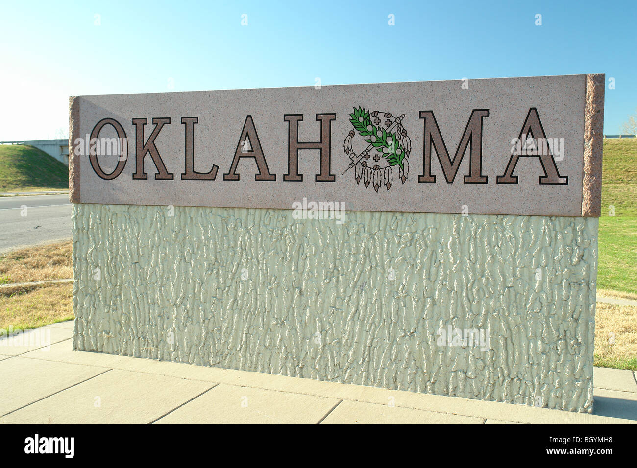 Welcome to oklahoma sign usa hi-res stock photography and images - Alamy