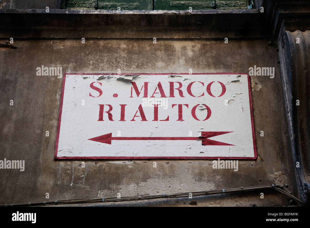 Sign on concrete wall hi-res stock photography and images - Alamy
